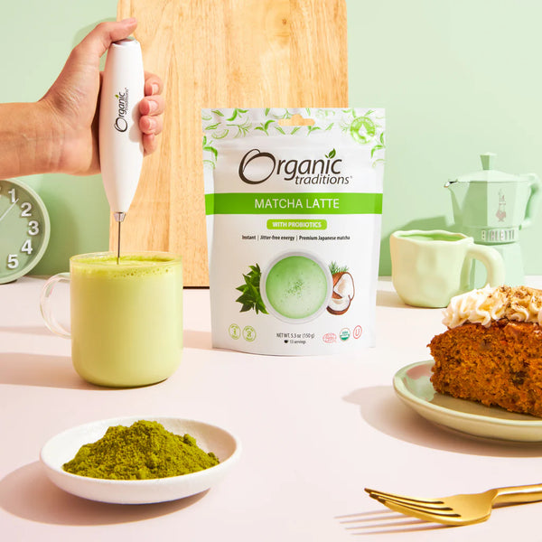 Organic Matcha Latte with Probiotics - BUNDLES OF ZOE